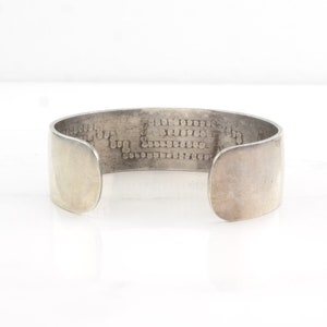 Important Overlay Hopi Cuff Bracelet , Native American Sterling Silver ...