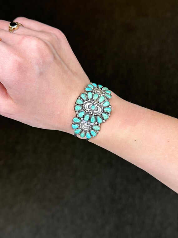 Victor Moses Begay Navajo Sterling Silver Cuff Bracel… - Gem