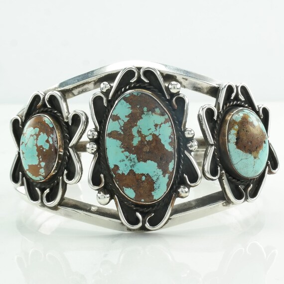 Number Eight Turquoise Native American Sterling Silve… - Gem
