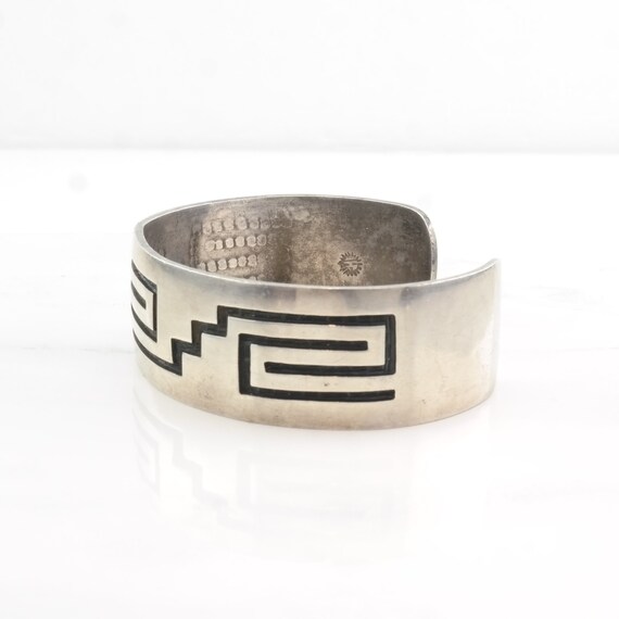 Important Overlay Hopi Cuff Bracelet , Native America… - Gem