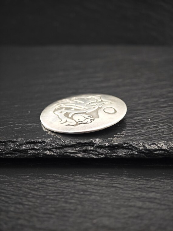 MAG, Jeanne Gamble Wolf, Moon Overlay Brooch/Pendant … - Gem