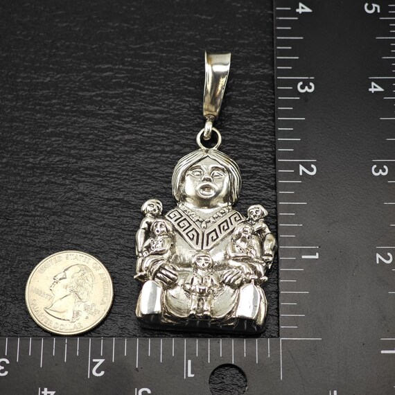 Native American Storyteller Fertility Pendant Sterlin… - Gem