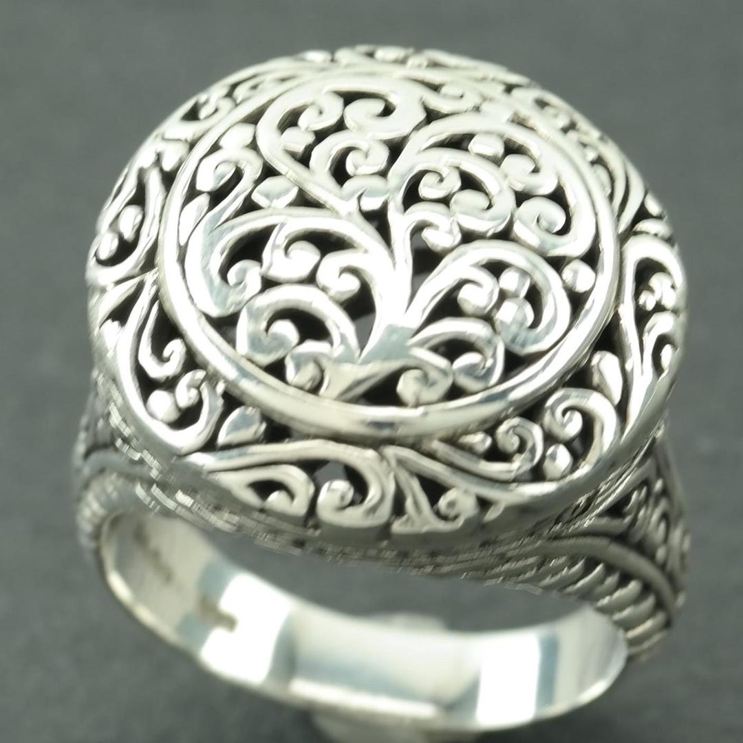 Vintage Sarda Sterling Silver Ring Size 10 1/2 - Etsy