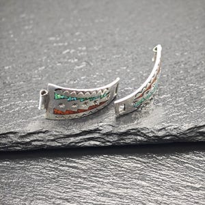Native American Inlay, Watch Extenders Sterling Silver - Etsy