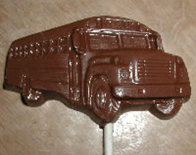 School Bus Lolly Chocolate Mold - Etsy