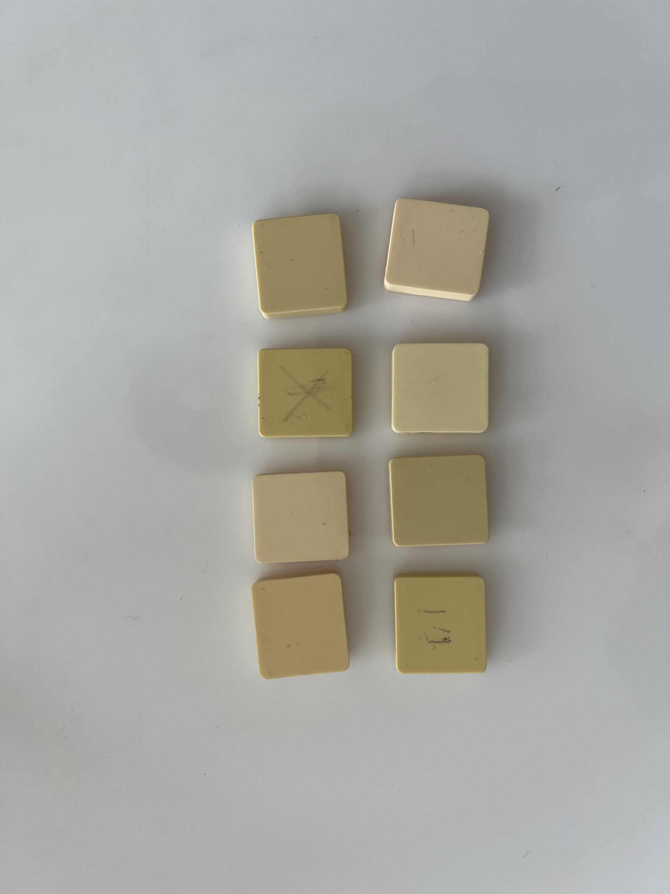 Genuine Vintage Plastic Scrabble Letter Tiles: Letters A to Z and ...