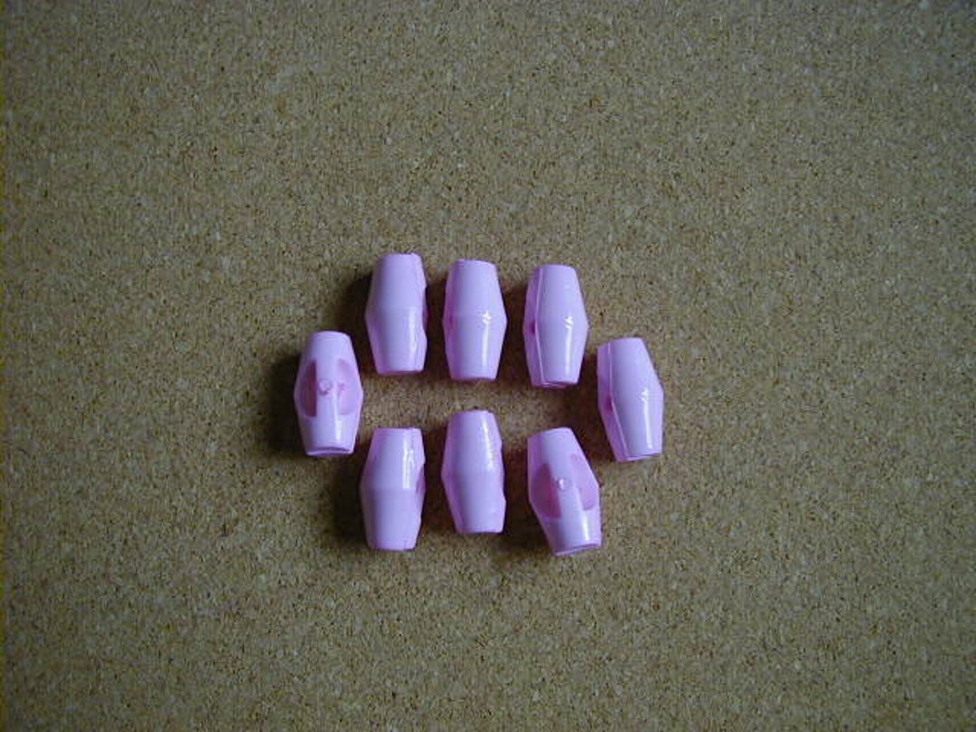 8 Pink Small Toggle Buttons - Etsy
