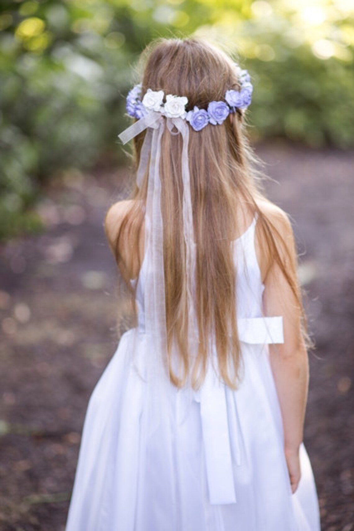The Christy Flower Halo - Flower Girl Collection - - Etsy
