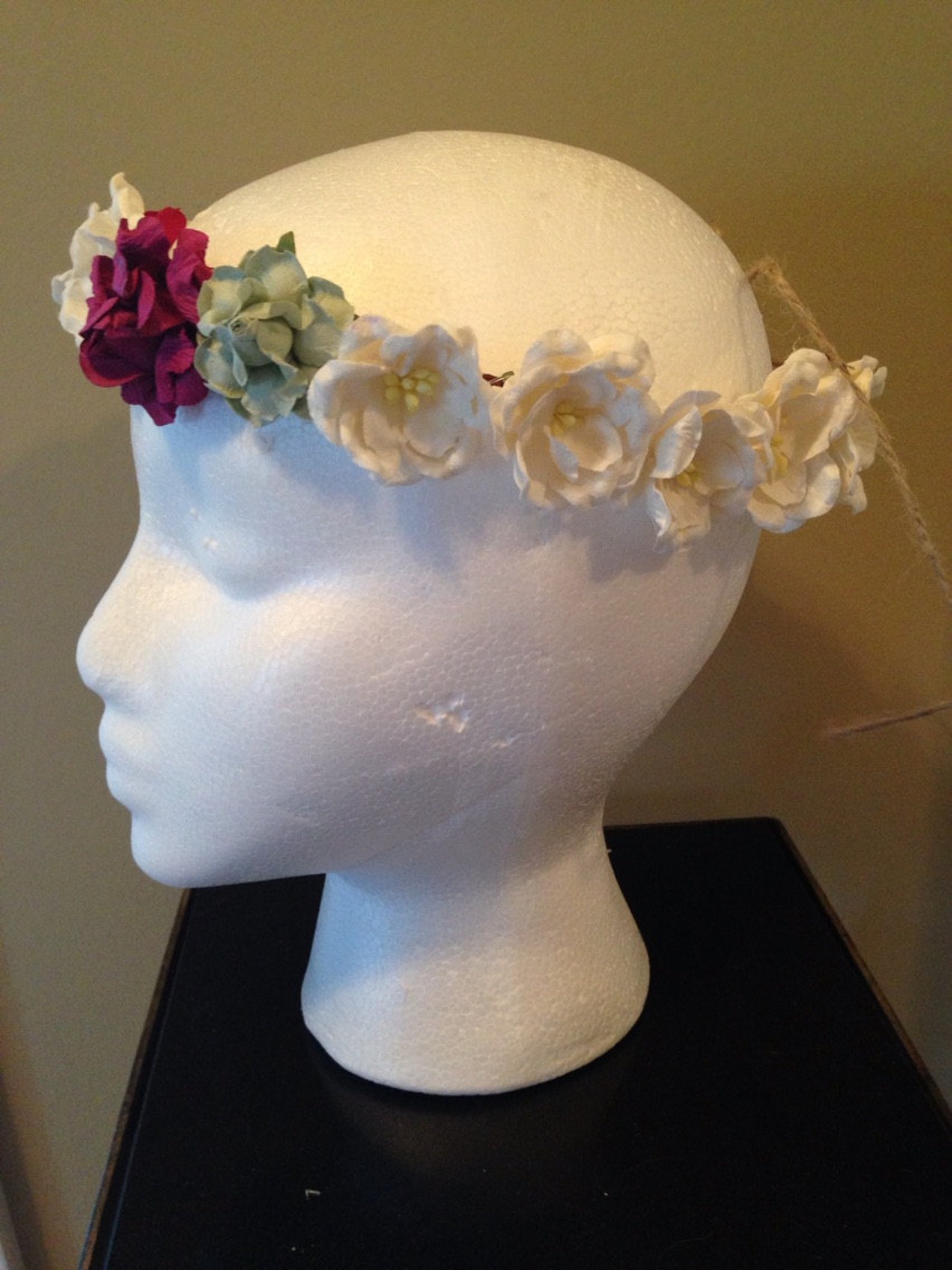 The Teri Flower Halo - Etsy