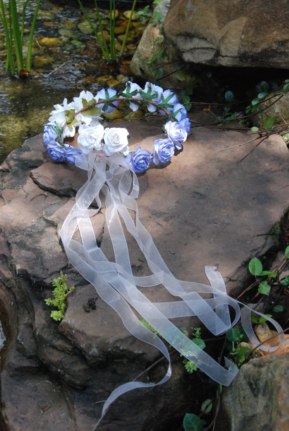 The Christy Flower Halo - Flower Girl Collection - - Etsy