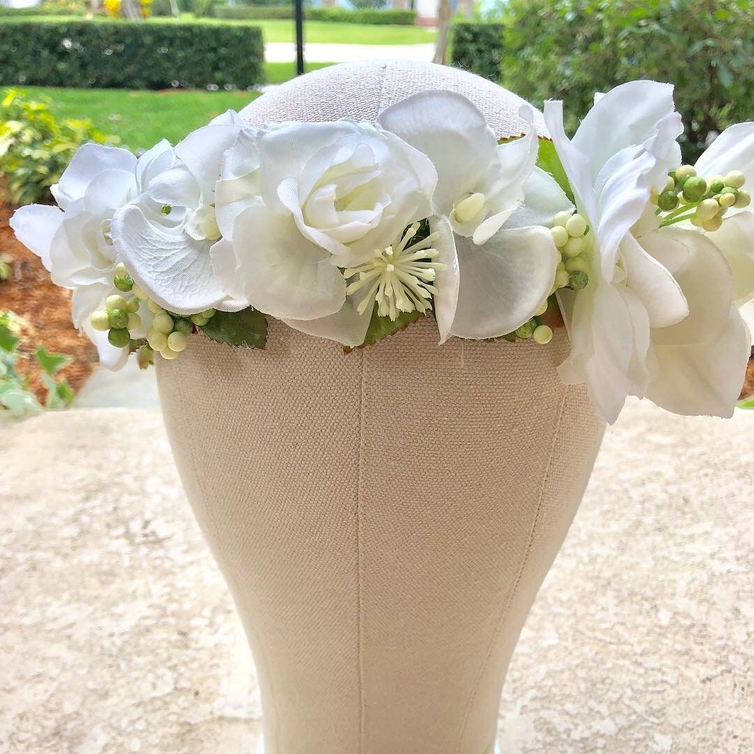 The Tina Flower Halo - Etsy
