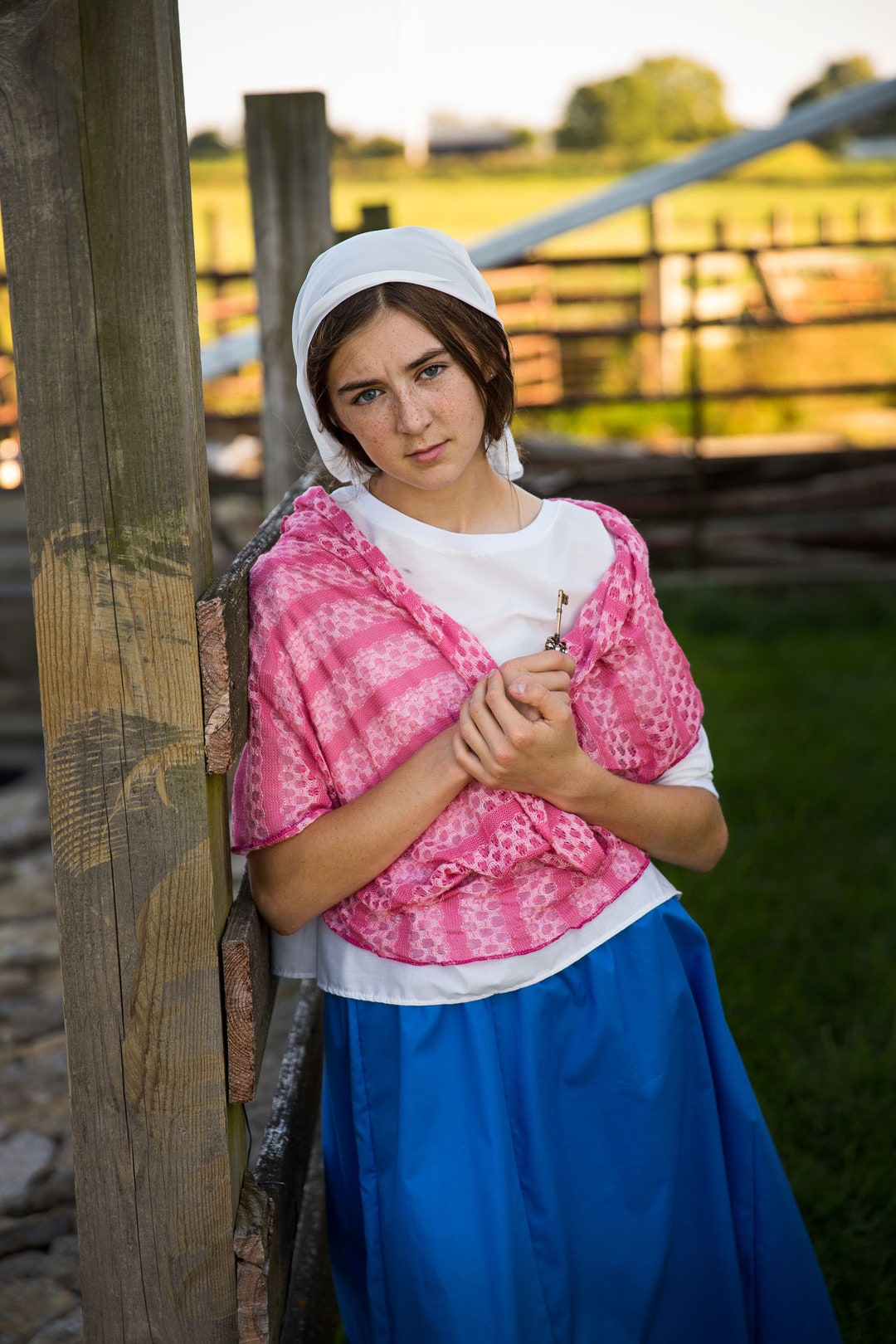 St. Zita of Lucca Costume for Girls Skirt, Peasant Blouse, Wrap and ...