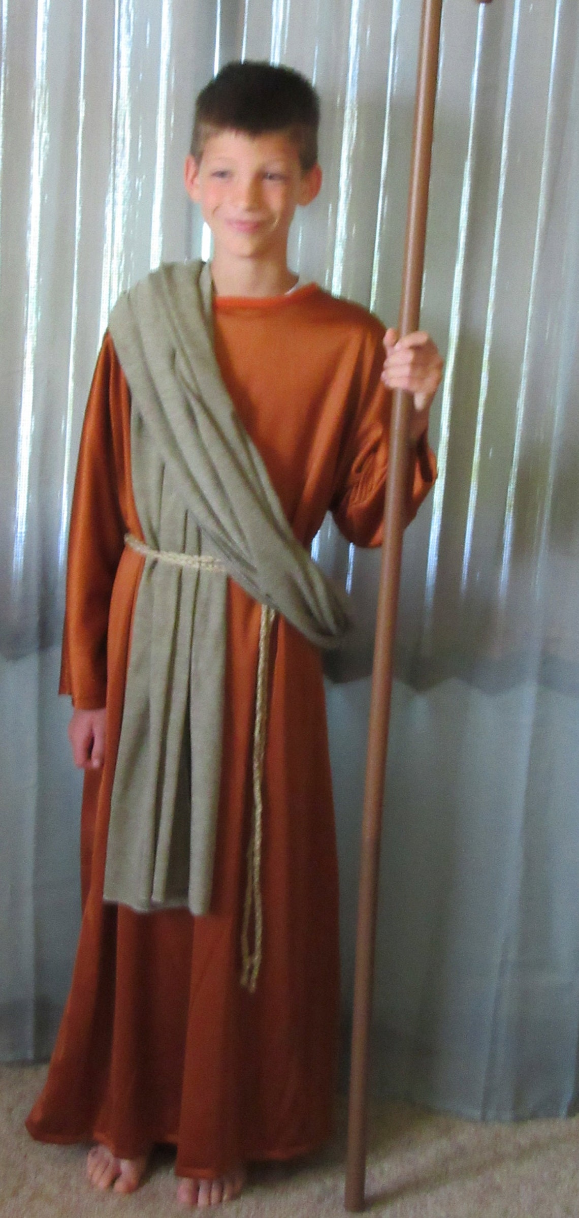 St. Joseph Costume Floor Length Tunic With Cord Cincture - Etsy