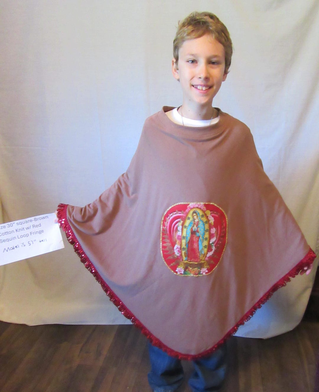 Sz. 10-12~st. Juan Diego Tilma W/ Image of Our Lady of Guadalupe ~ (30 ...