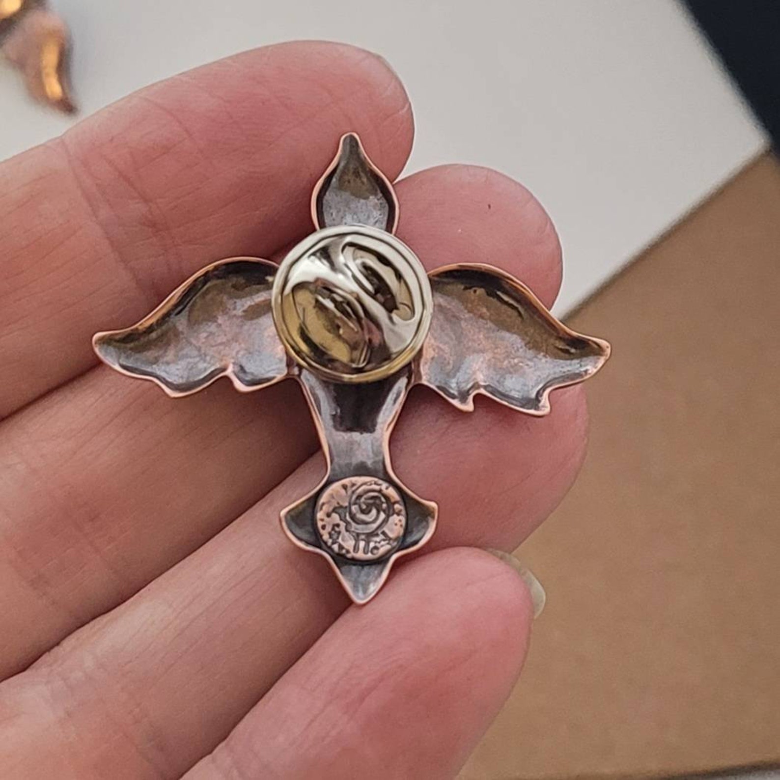 Dove Lapel Pinch Pin - Etsy