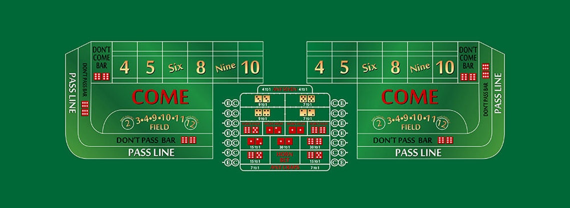 12' Casino Style Craps Table. Custom Made to Order From Our Factory in ...
