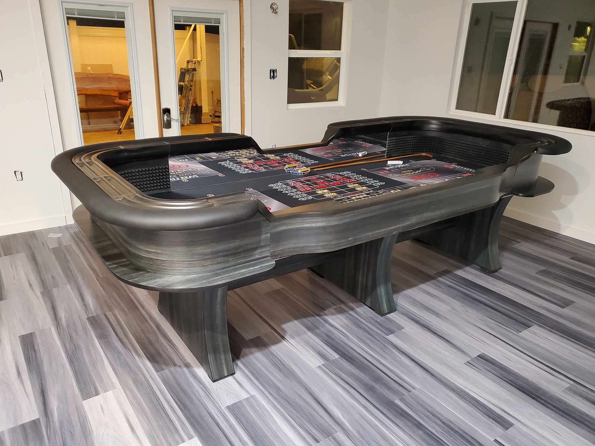12' Casino Style Craps Table. Custom Made to Order From Our Factory in ...