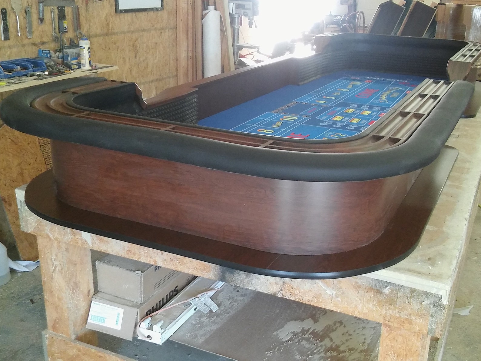 12' Casino Style Craps Table. Custom Made to Order From Our Factory in ...