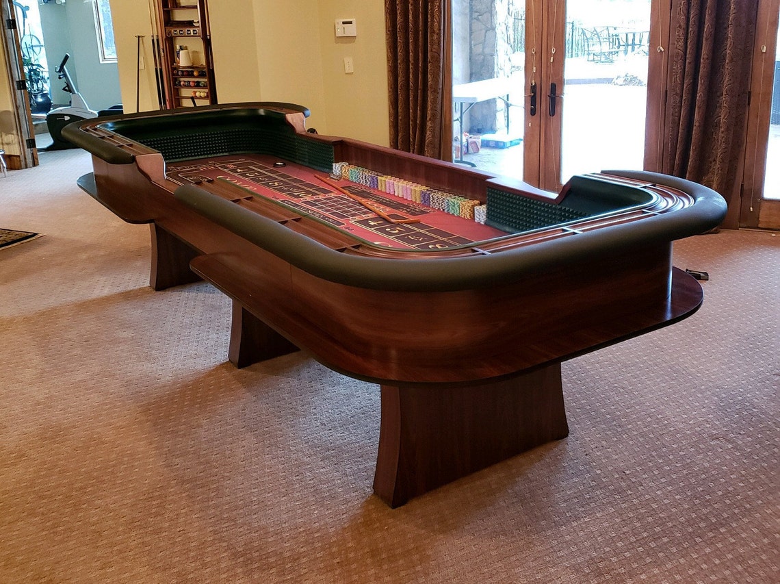 12' Casino Style Craps Table. Custom Made to Order From Our Factory in ...