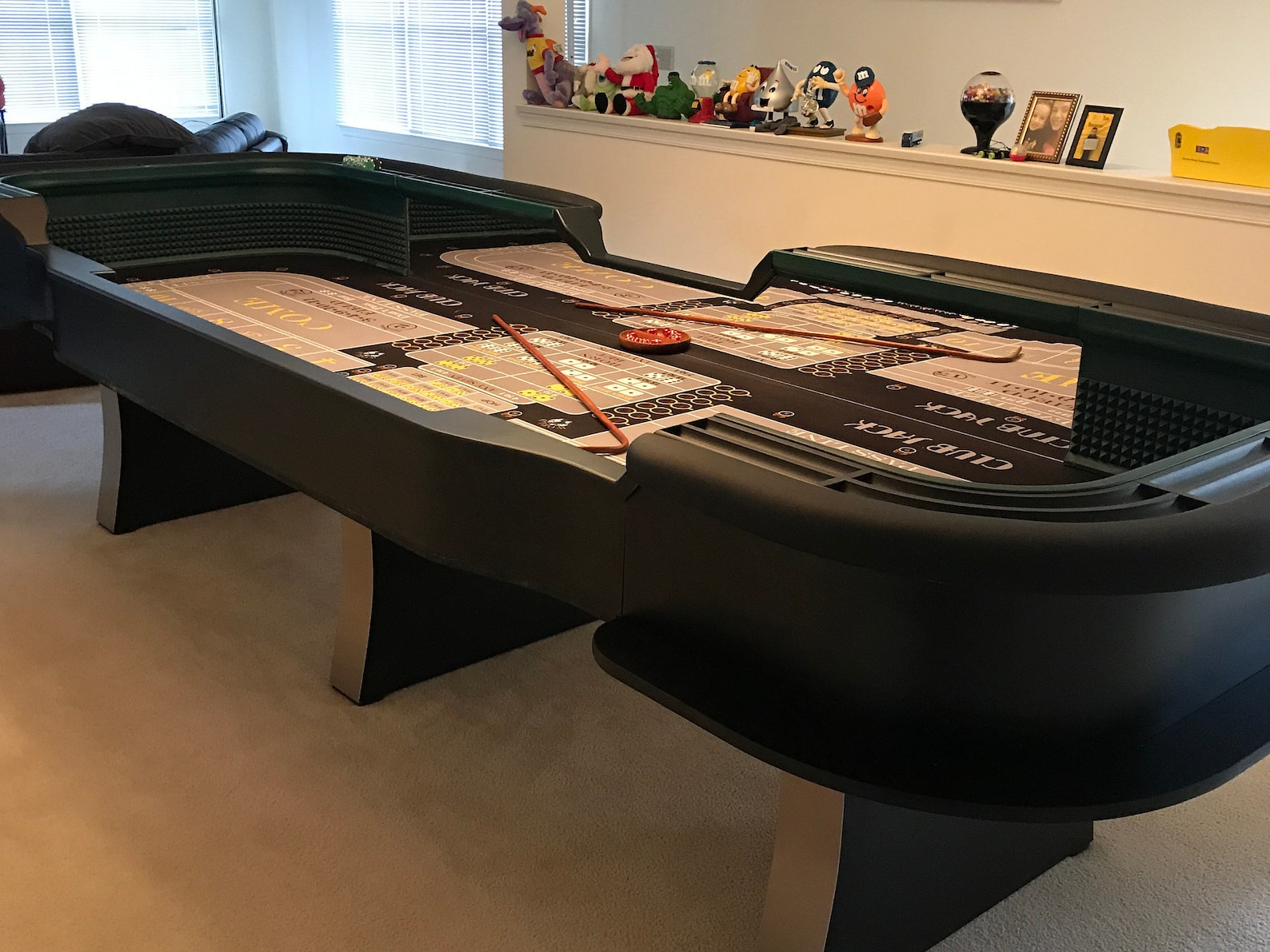 12' Casino Style Craps Table. Custom Made to Order From Our Factory in ...