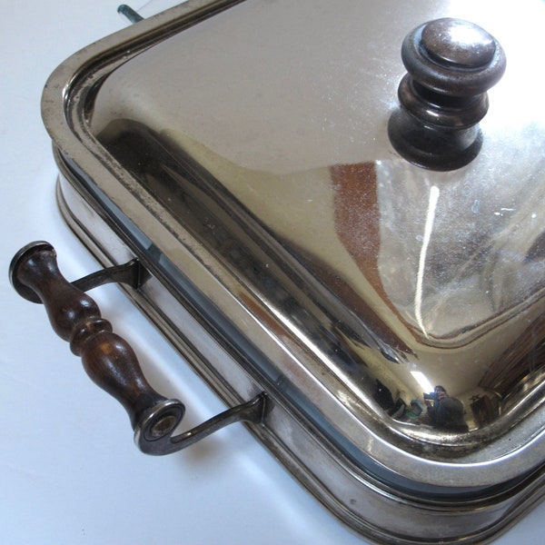 Pyrex Silver Server - Etsy