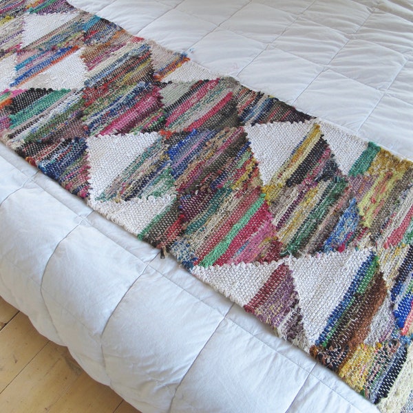 Rag Rug Runner - Etsy