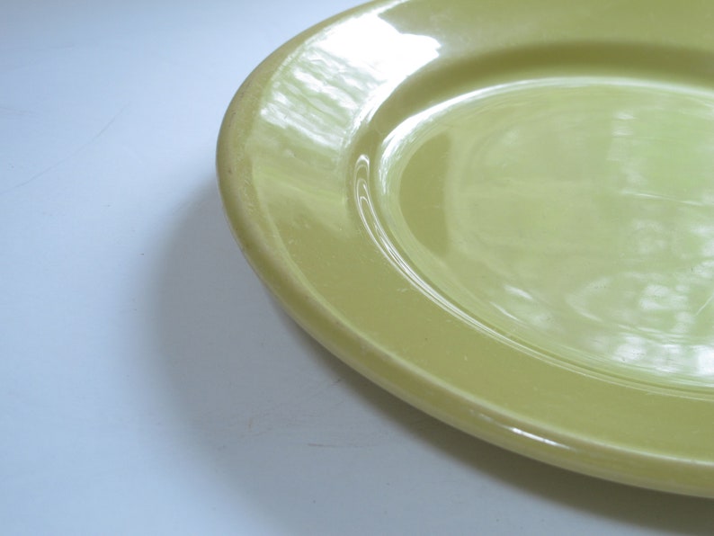 Mid Century Yellow Ceramic Plate California Pottery Salad Plate 9 1/2 ...