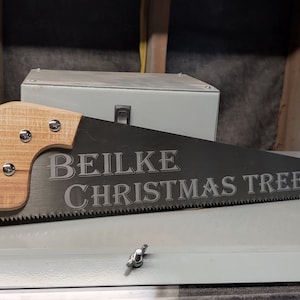 Engraved Saw Personalize With Family Name or Logo, Etched Saw ...
