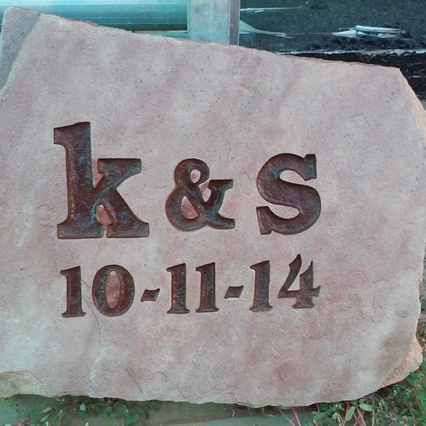 Engraved Stone - Etsy