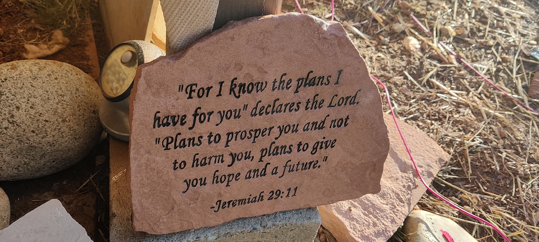 Garden Stones, Scripture Stones, Engraved Stones, Memorial Stones ...