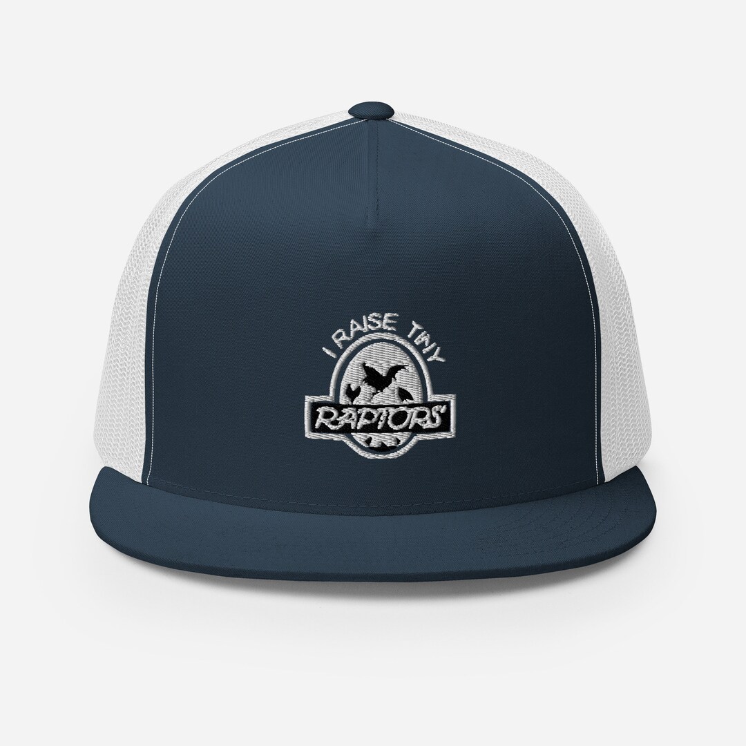 Chicken Trucker Cap With I Raise Tiny Raptors Logo, Makes a Great ...