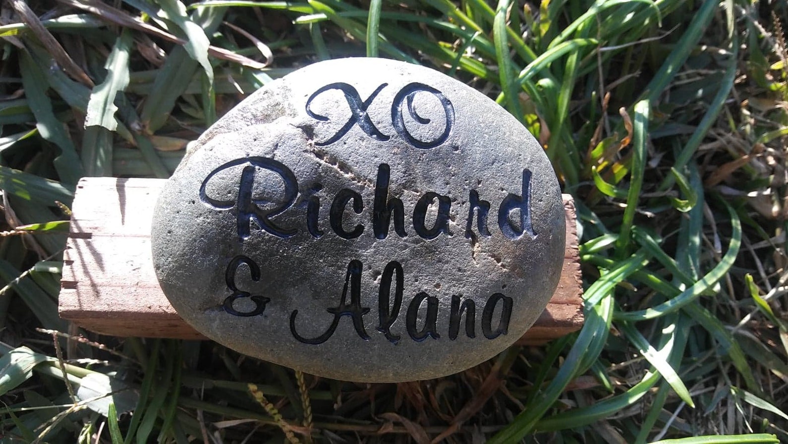 Personalized Name Rocks Engraved Stones Valentine's Day - Etsy