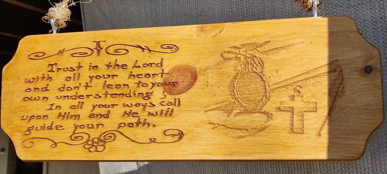 Personalized Engraved Scripture Signs, Christian Inspiration, Backyard ...