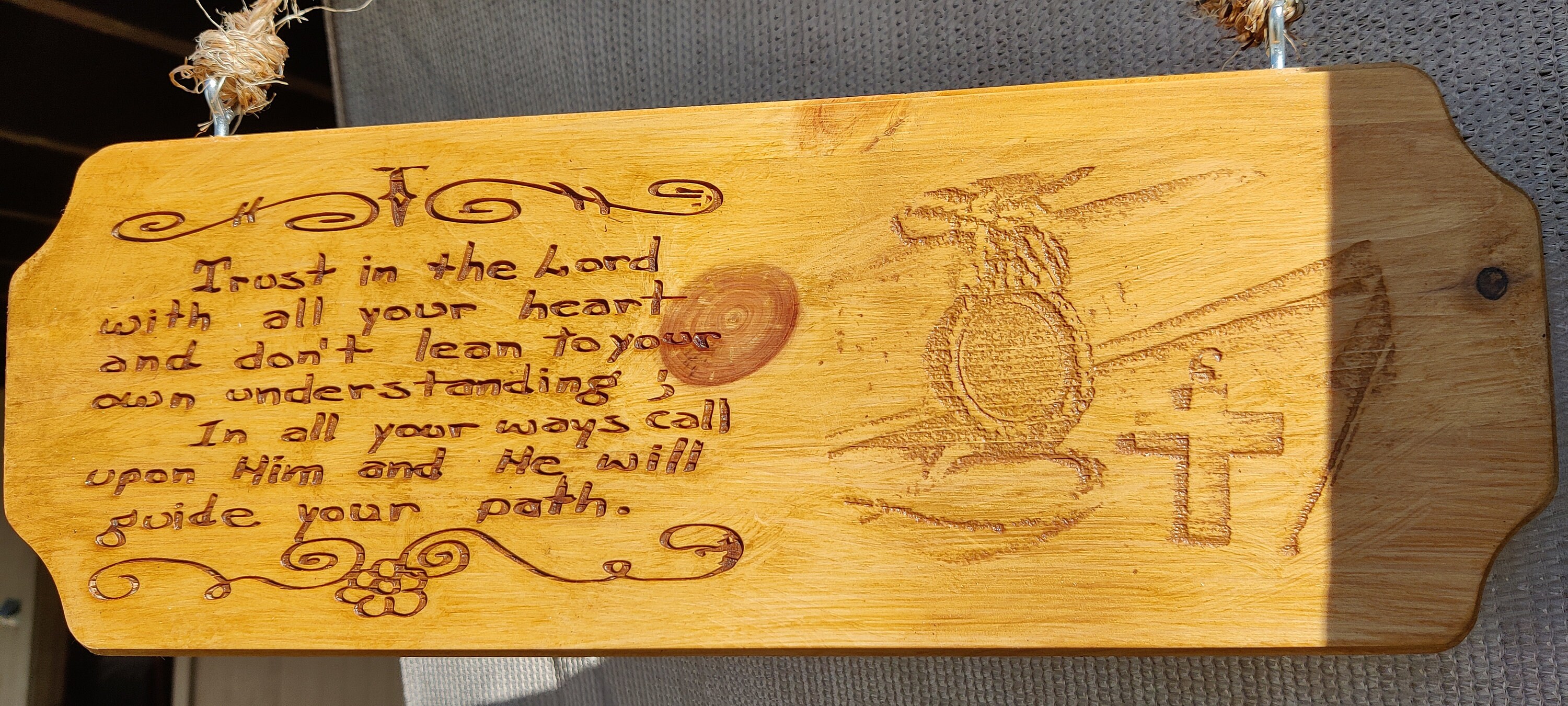Personalized Engraved Scripture Signs, Christian Inspiration, Backyard ...