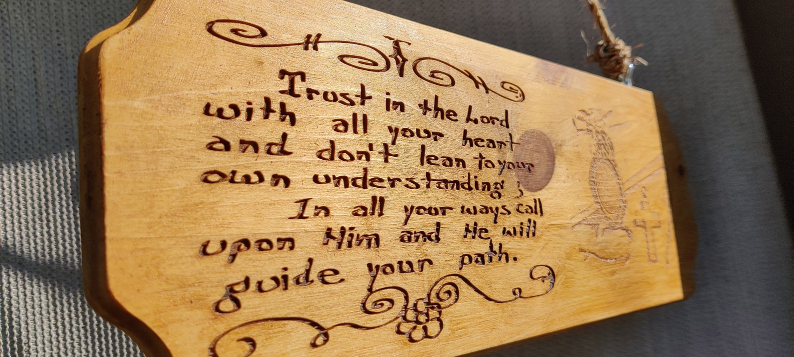 Personalized Engraved Scripture Signs, Christian Inspiration, Backyard ...