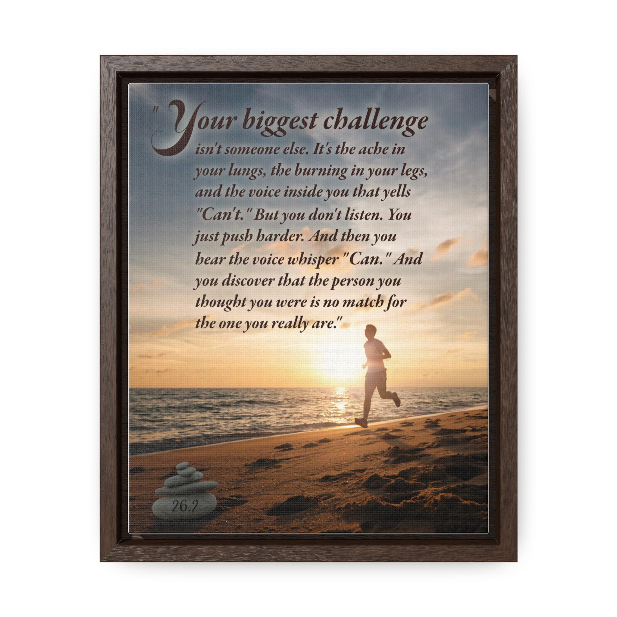Inspirational Wall Art, Runner Decor, Gallery Canvas Wraps, Vertical ...