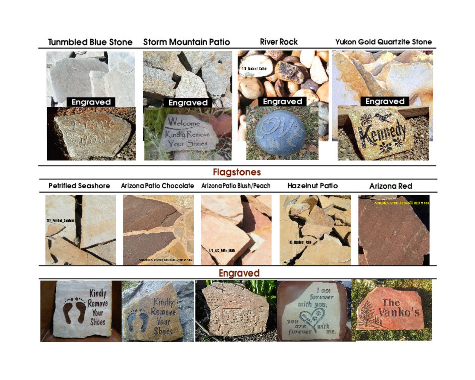 Personalized Garden Stone With Scripture, Engraved River Rock With ...