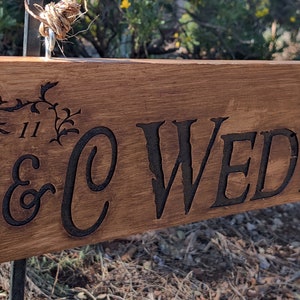 Personalized Engraved Wood Signs for Weddings, Anniversary, Backyard or ...