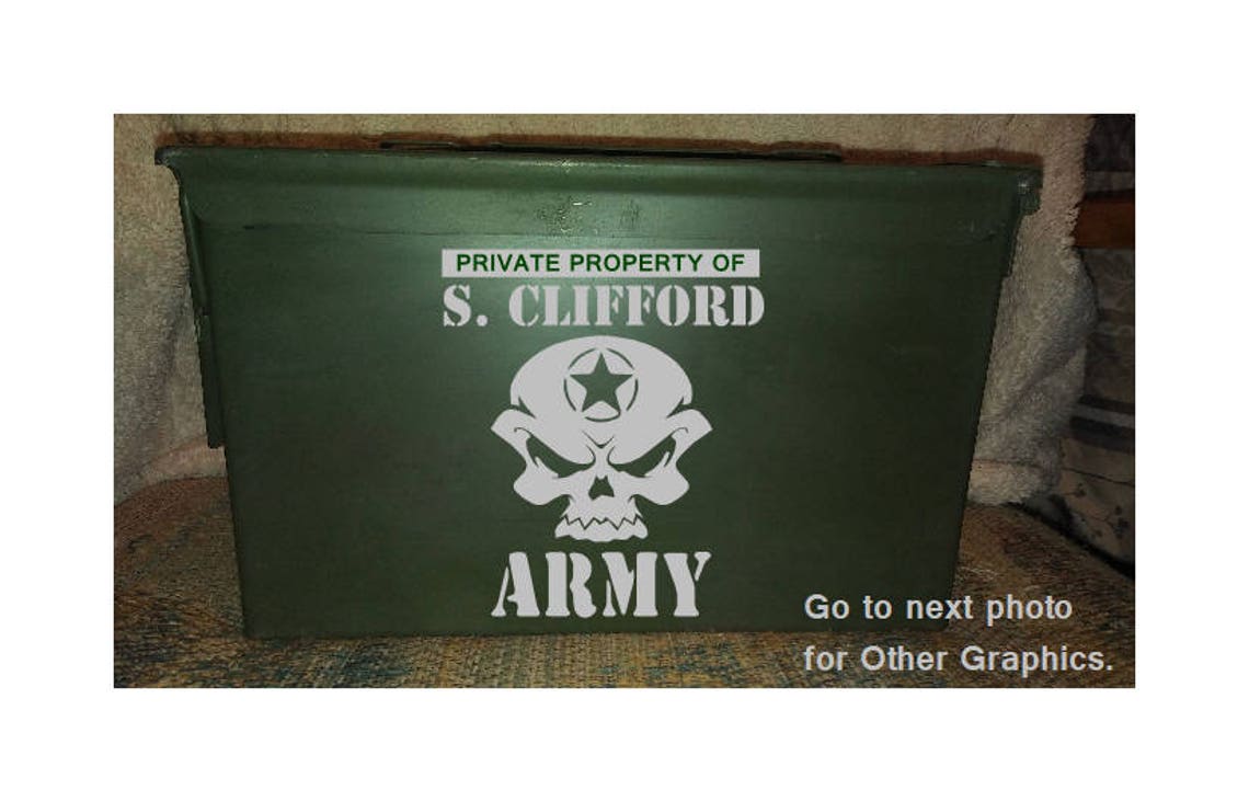 Personalized Engraved Ammo Box Ammo Can Ammo Crate Mens | Etsy