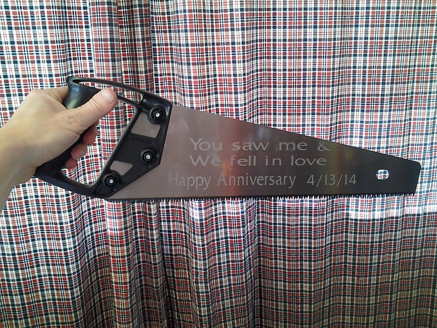 Engraved Saw Personalize With Family Name or Logo Etched Saw | Etsy