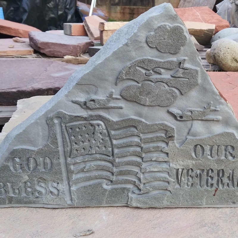 Memorial Garden Stone - Etsy