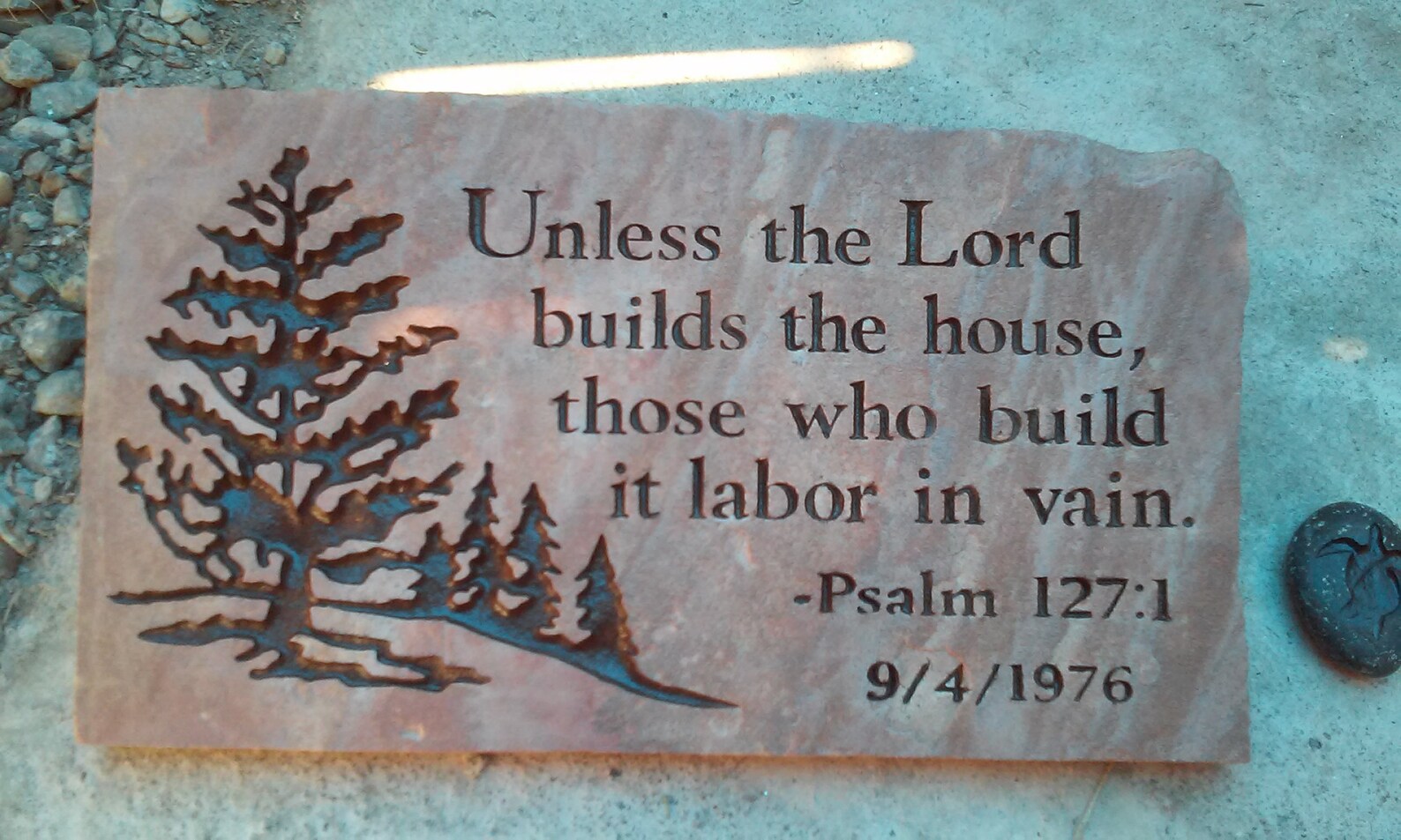 Engraved Stones, Stone Engraving, Garden Stone, Family Stone, Address ...