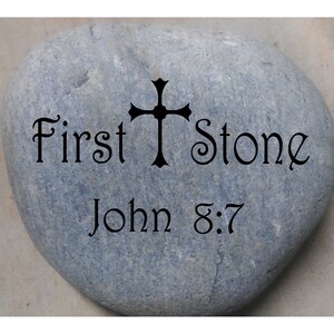Engraved Scripture Stone, Engraved Memorial Stone, Personalized Gifts ...