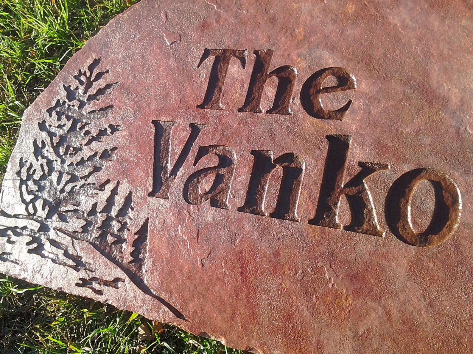 Engraved Garden Stones Stone Engravingfamily Stoneaddress - Etsy
