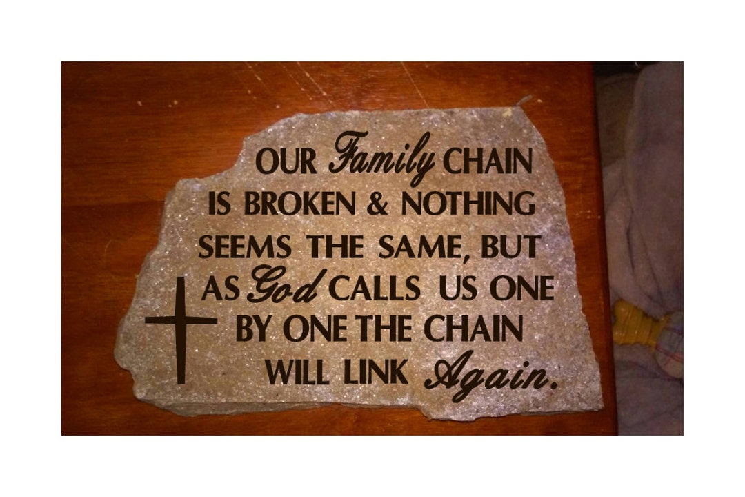 Engraved Stone Memorial, Stepping Stones, Memorial Stones, Garden Gifts ...