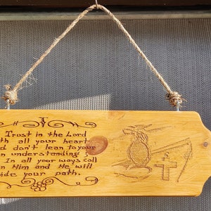 Personalized Engraved Scripture Signs, Christian Inspiration, Backyard ...