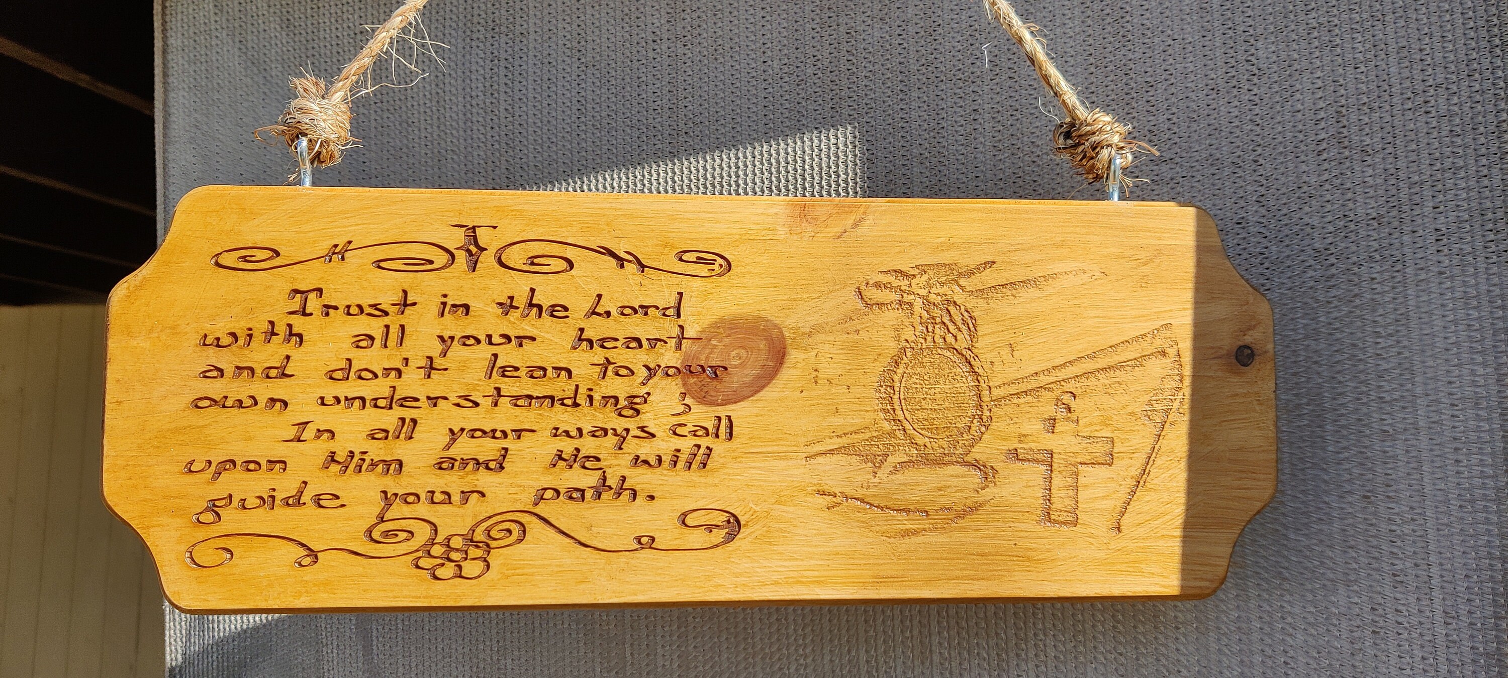 Personalized Engraved Scripture Signs, Christian Inspiration, Backyard ...