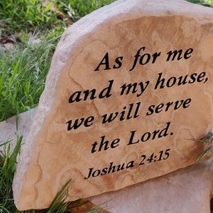 Garden Stones, Scripture Stones, Engraved Stones, Memorial Stones ...