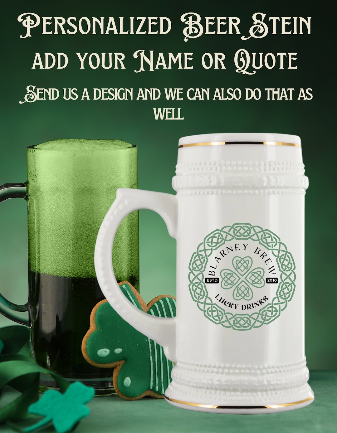 Custom Beer Steins Mug Personalized, Groomsmen Beer Stein, Ceramic Beer ...
