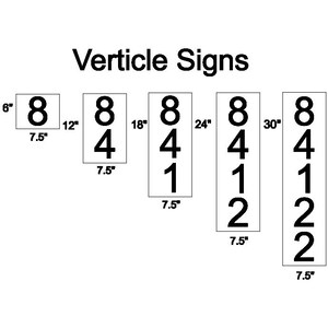 Modern Address Signs, New Home Gift, Modern House Numbers, Rustic ...